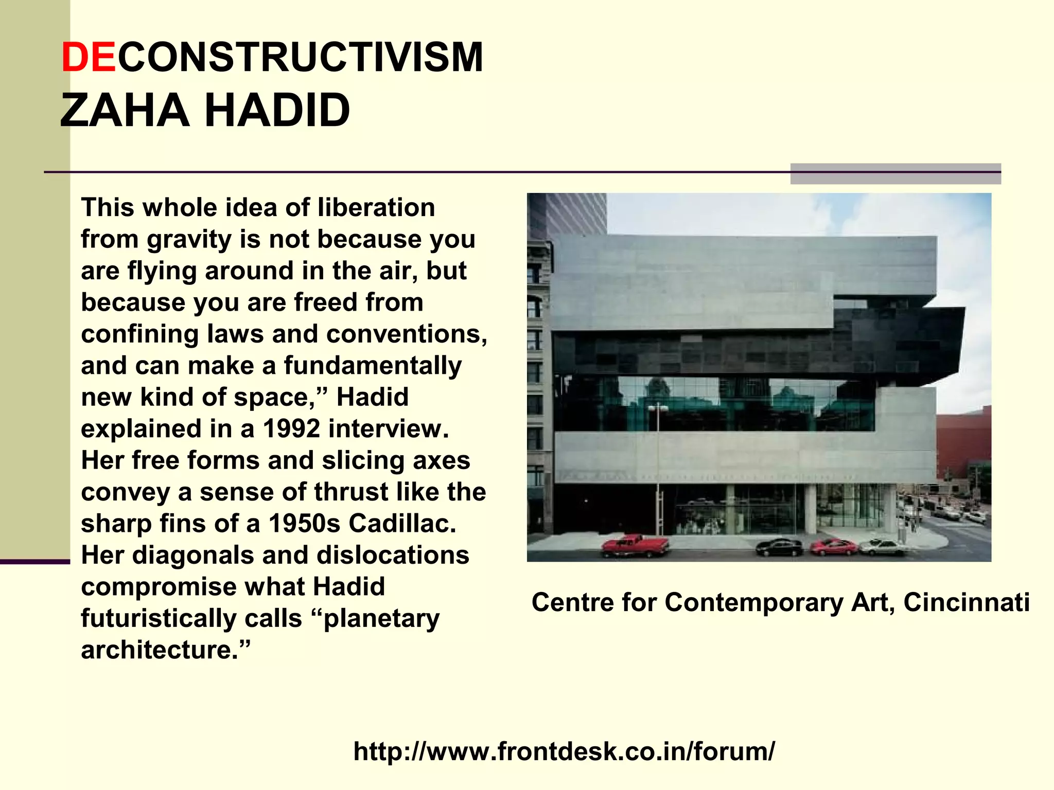 Deconstructivism | PPT