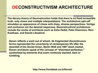 Deconstructivism | PPT