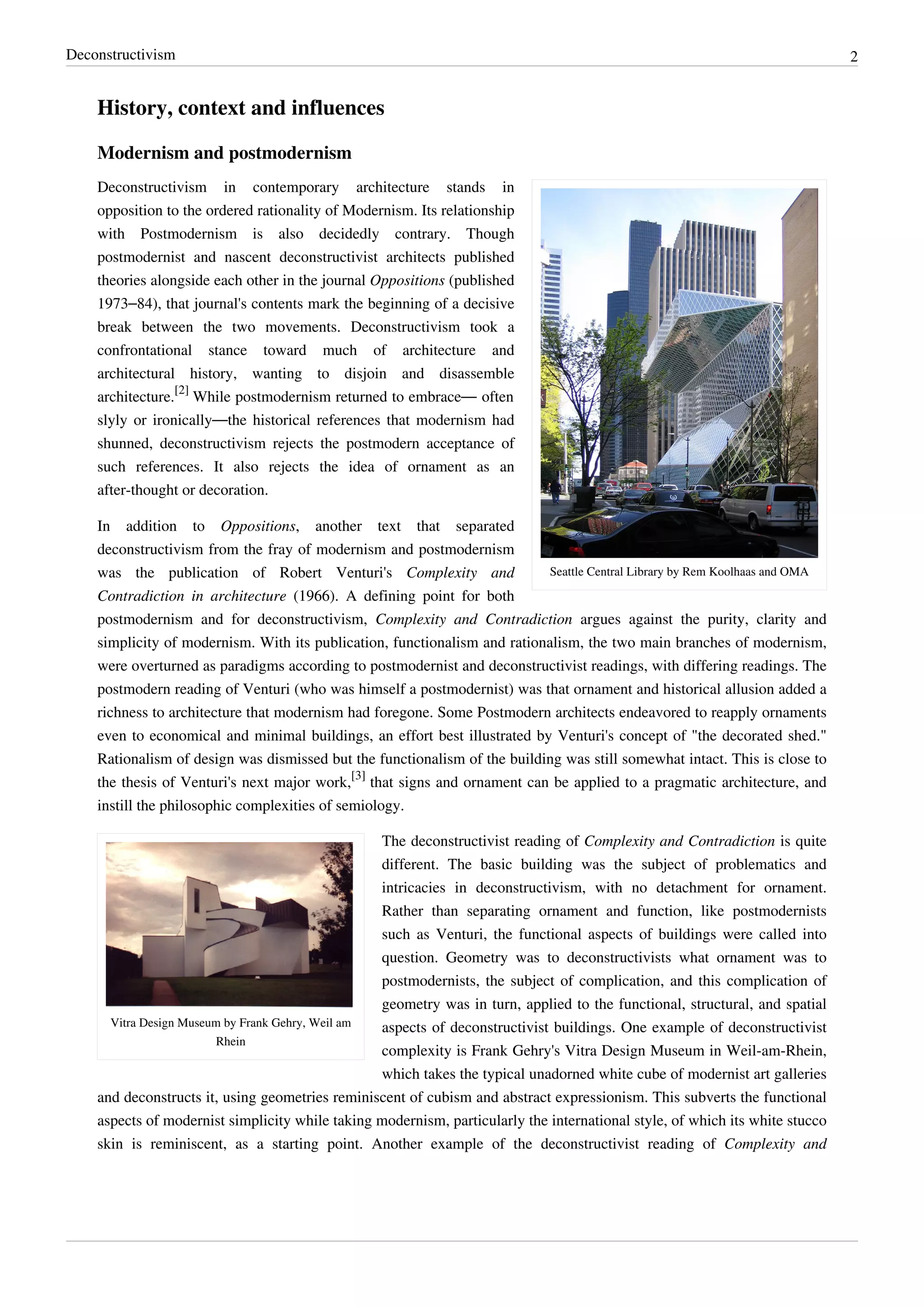 Deconstructivism | PDF