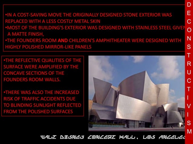 Deconstructivism | PPTX | Modern Art | Fine Art