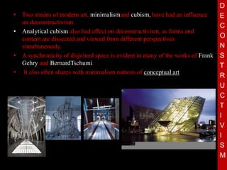 Deconstructivism | PPTX