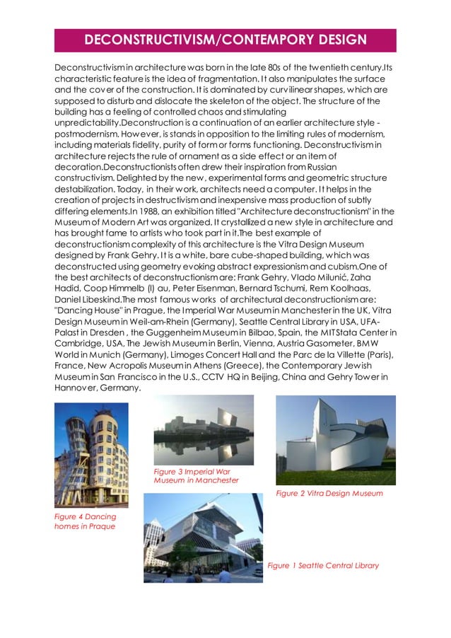 Deconstructivism | PDF