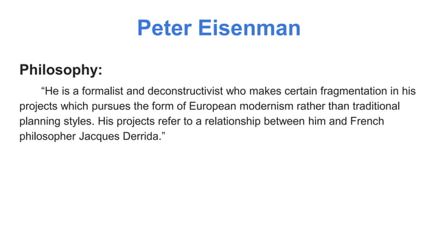 Deconstructivism | PPT