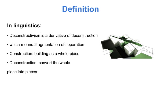 Deconstructivism | PPT