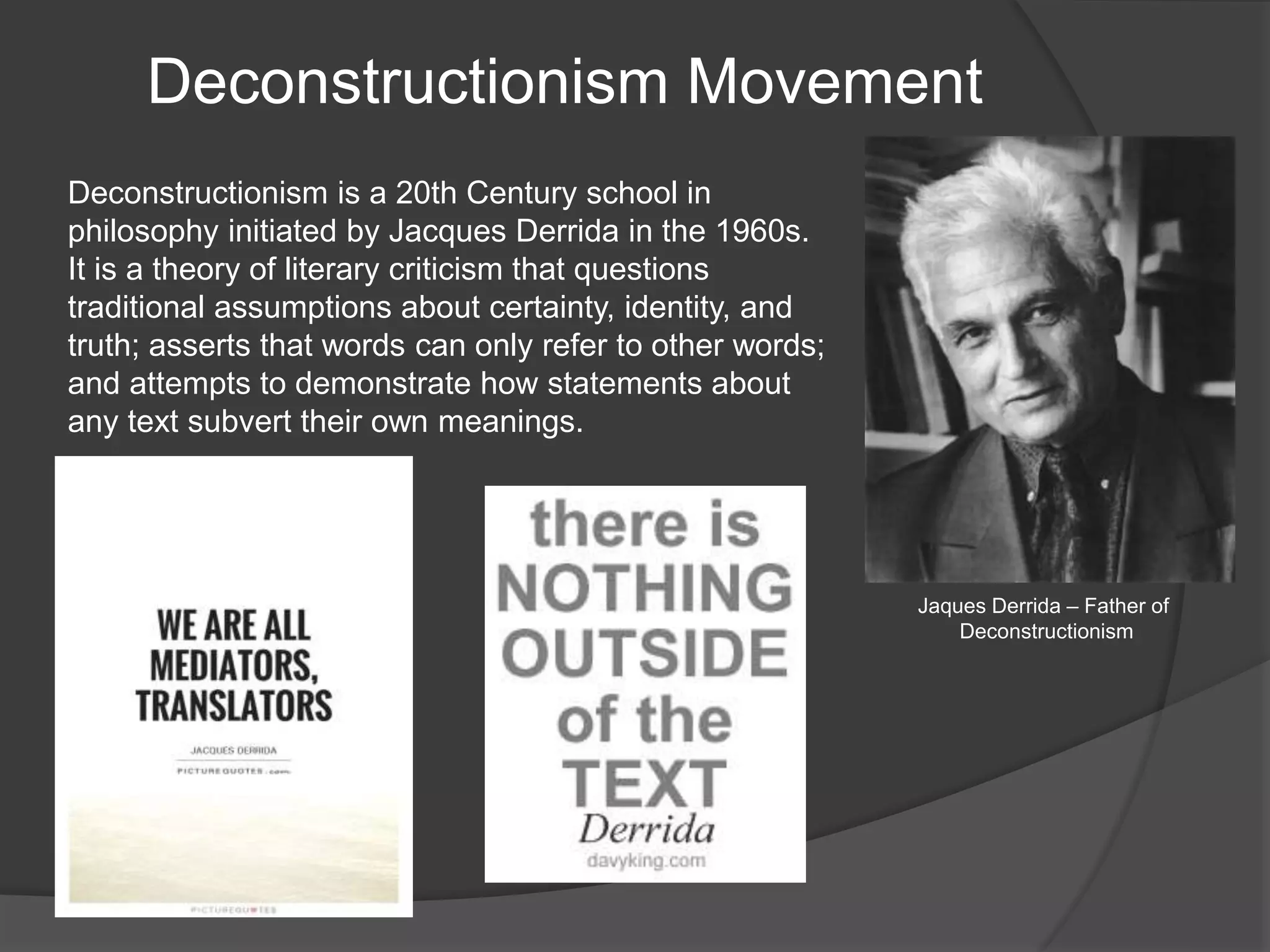 Deconstructivism | PPTX