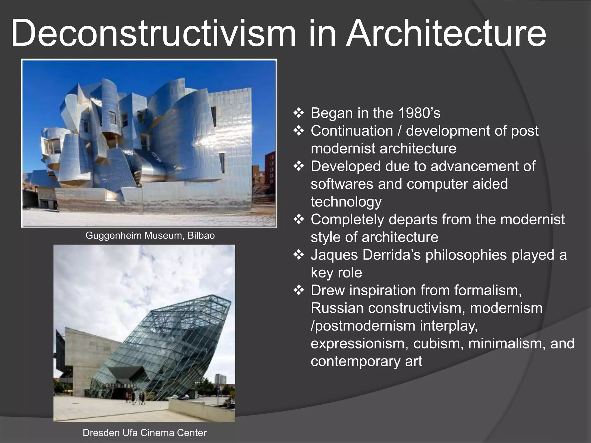 Deconstructivism | PPTX