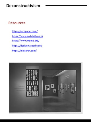 A breif about Deconstructivism Architecture | PDF