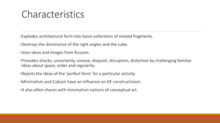 Deconstructivism | PPTX