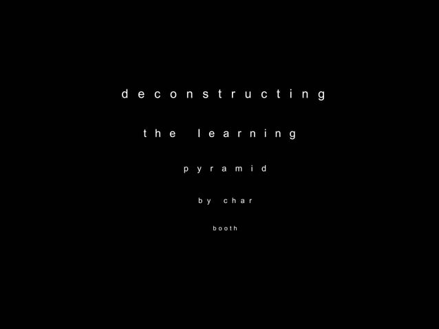 Deconstructing the Learning Pyramid | PDF | Education