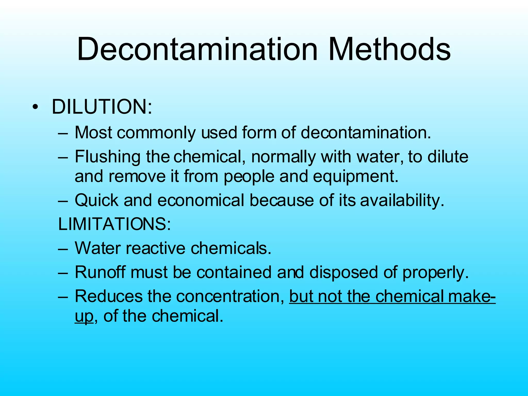 Decontamination | PPT