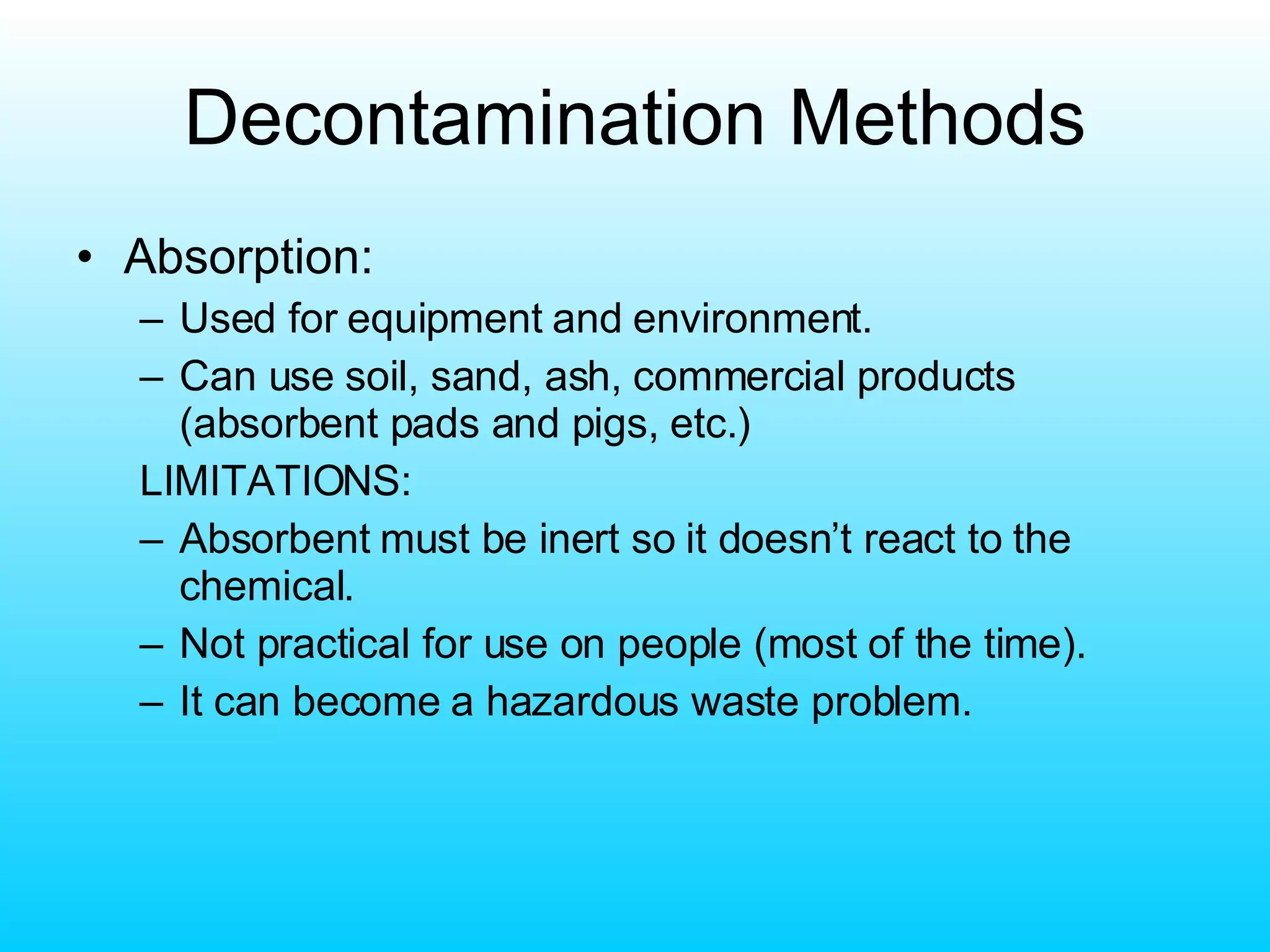 Decontamination | PPT