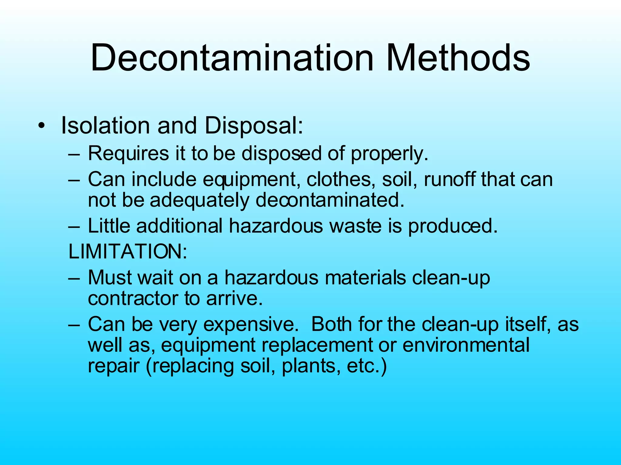 Decontamination | PPT