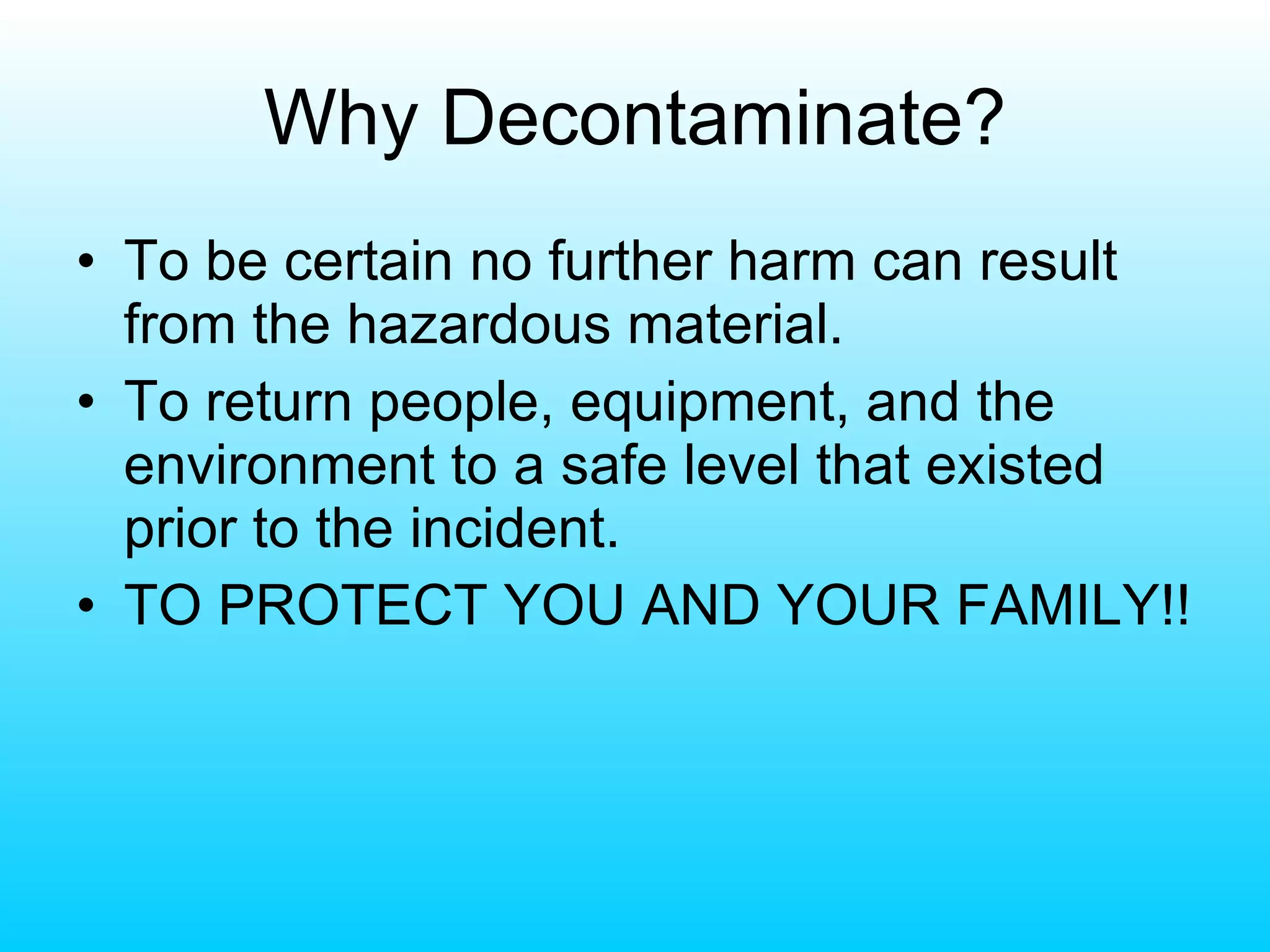 Decontamination | PPT