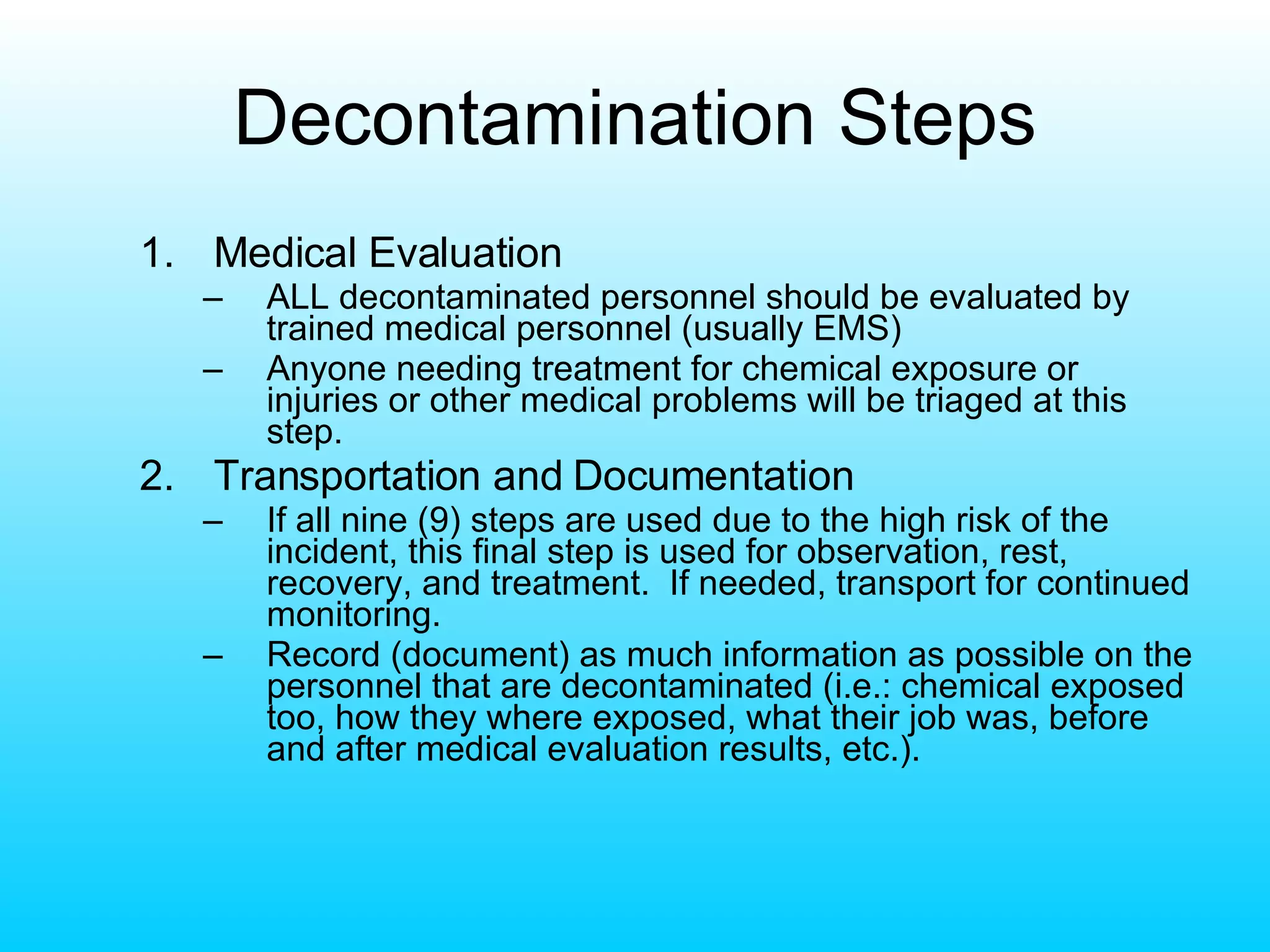 Decontamination | PPT