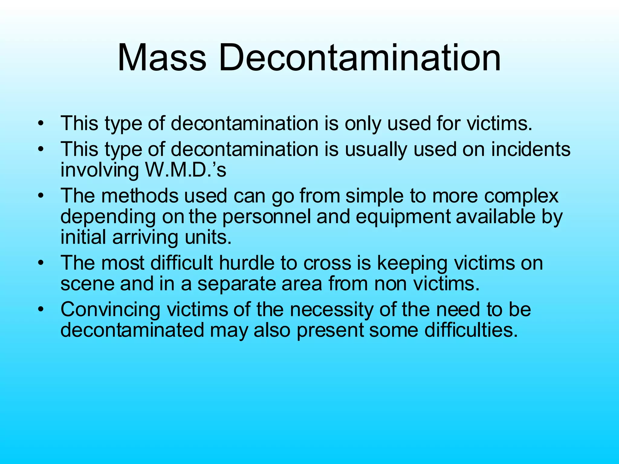 Decontamination | PPT