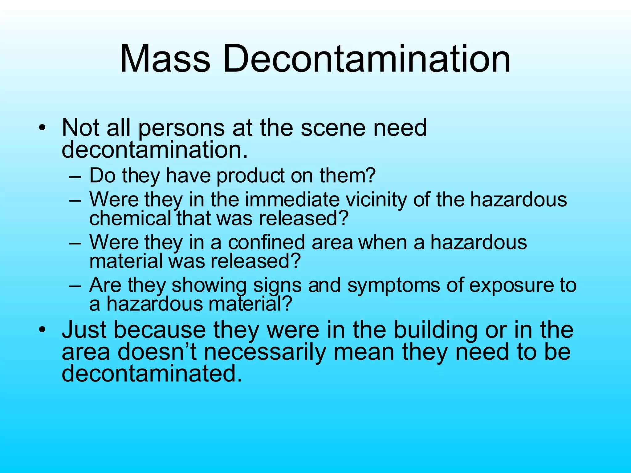Decontamination | PPT