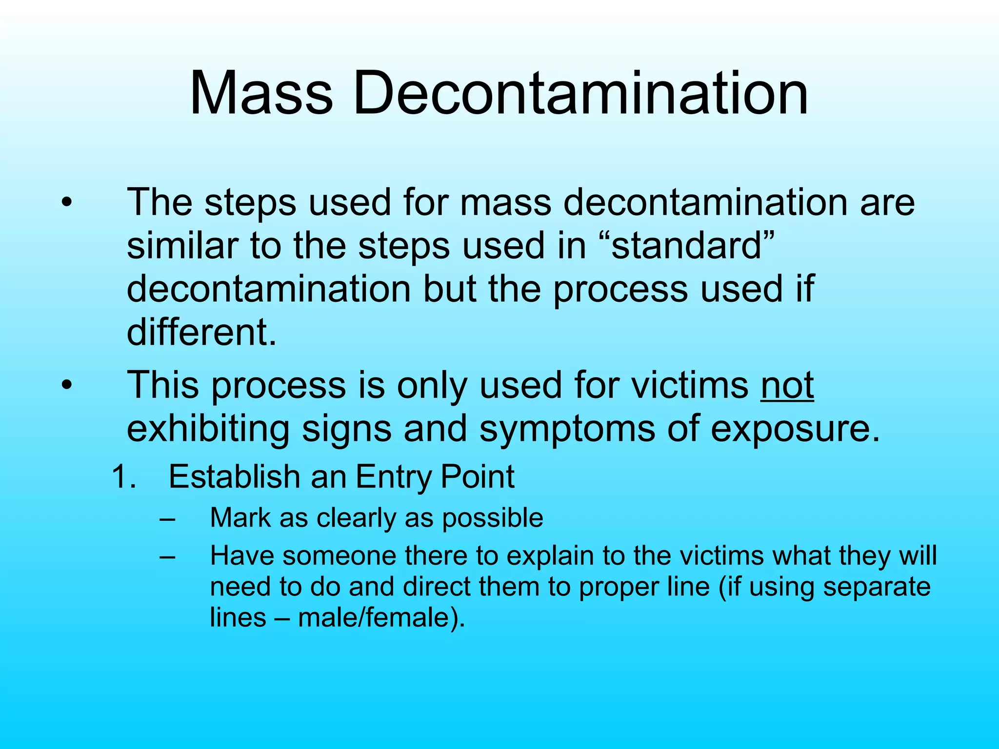 Decontamination | PPT