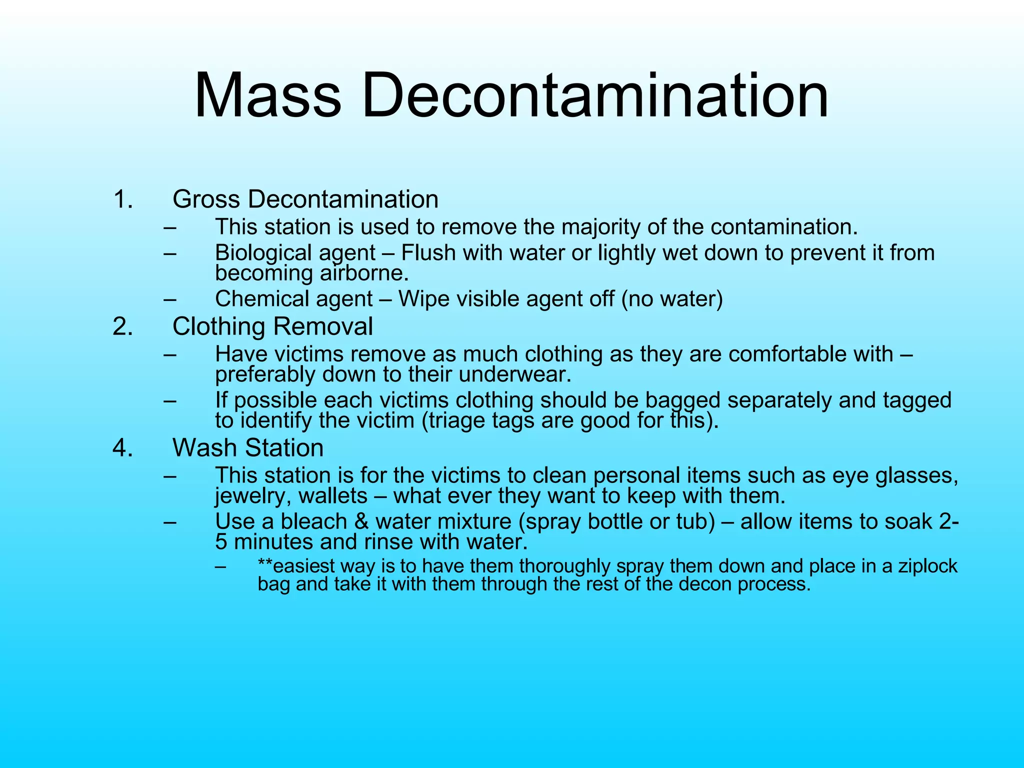 Decontamination | PPT