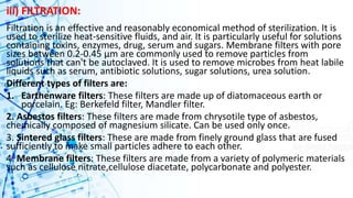 Decontamination, Disinfection and sterilisation | PPTX