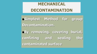 Decontamination Procedure Chemical emergency | PPT