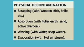 Decontamination Procedure Chemical emergency | PPT