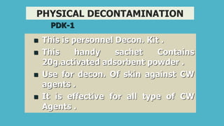 Decontamination Procedure Chemical emergency | PPT