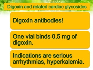 Decontamination, specific antidotes | PPSX