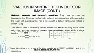 De-convolution on Digital Images | PPT