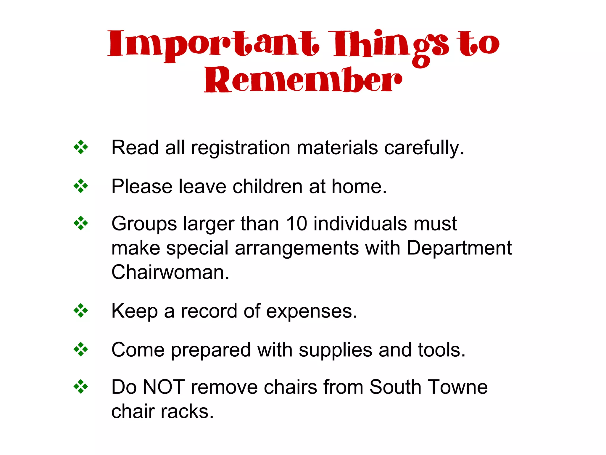 Decorating Day Guidelines | PPTX