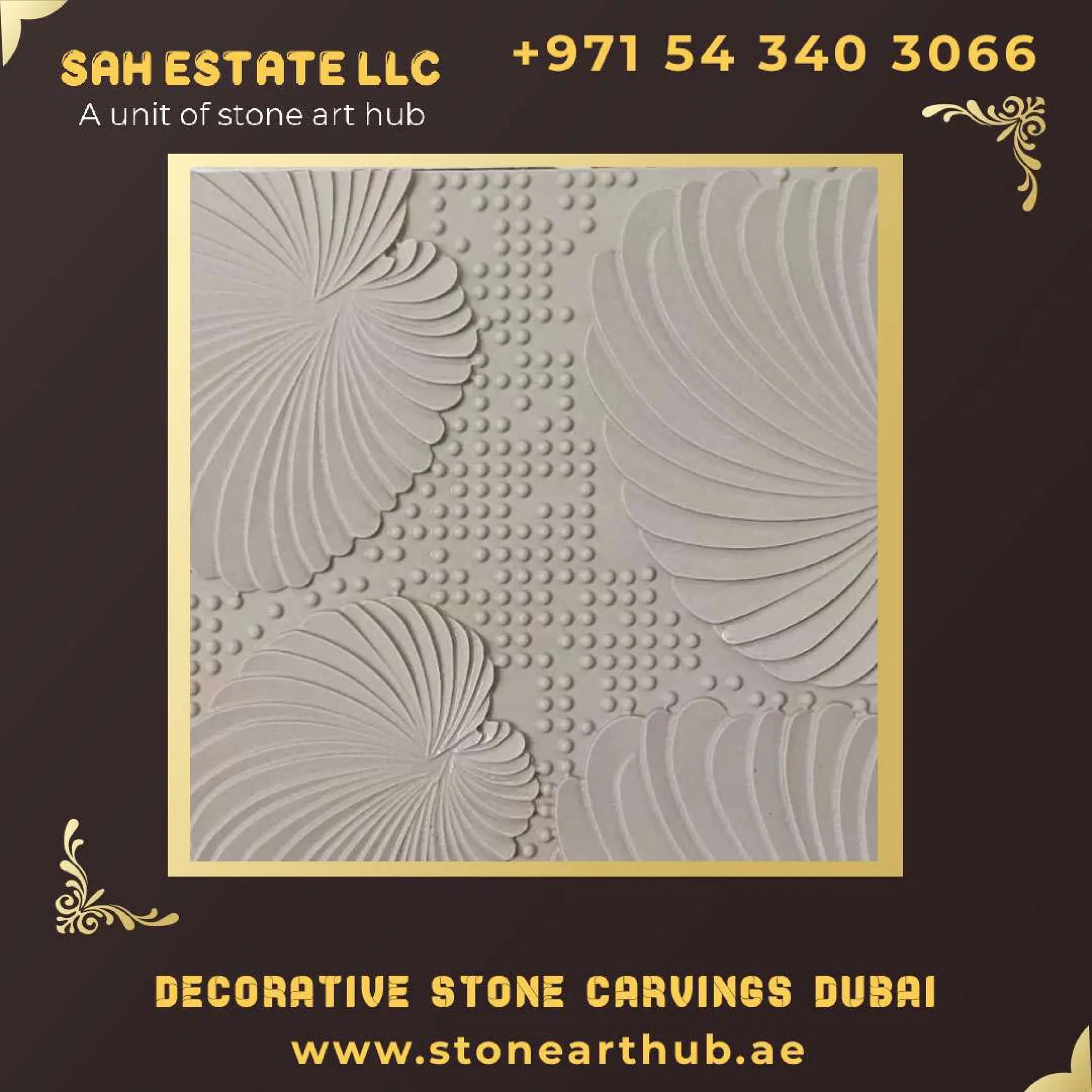 Decorative Stone Carvings Dubai - ☎ +971 54 340 3066 | PDF