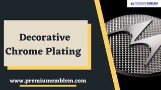 Corrosion-Free Metal Chrome Plating | PDF