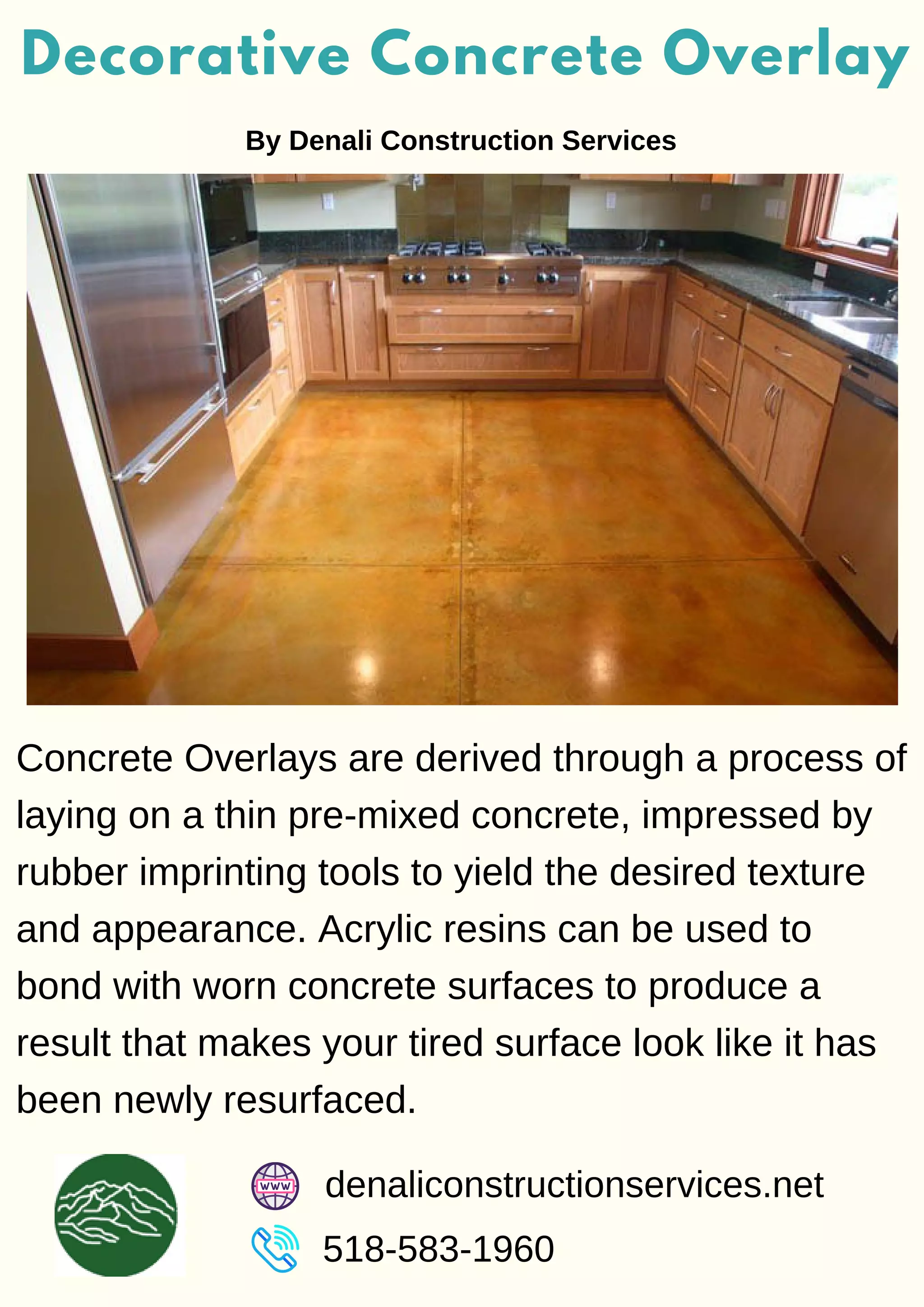 Decorative Concrete Overlay | PDF