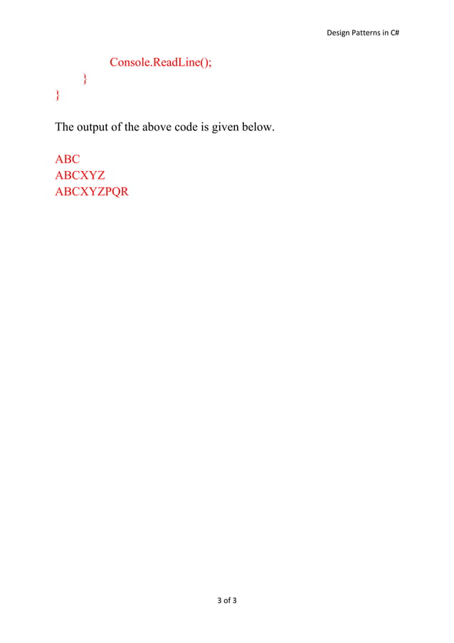 Decorator Design Pattern in C# | PDF