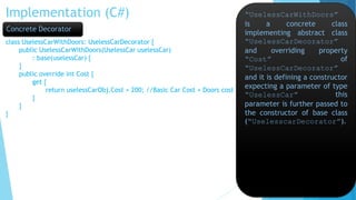 Decorator design pattern (A Gift Wrapper) | PPT