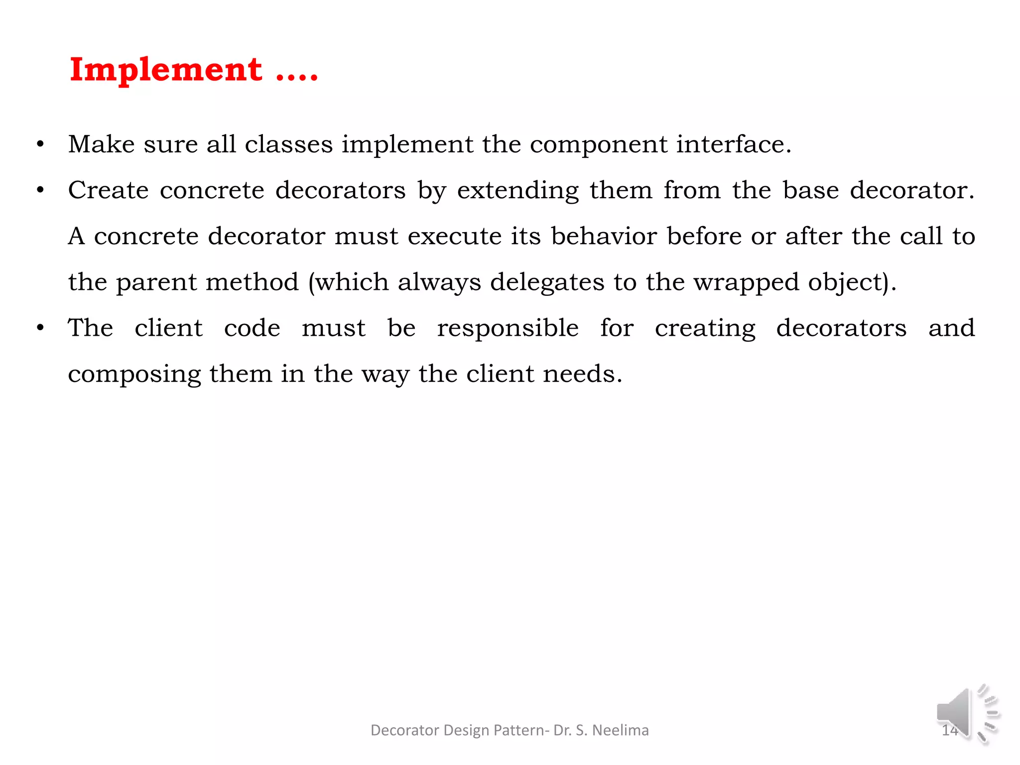 Decorator design pattern | PPTX