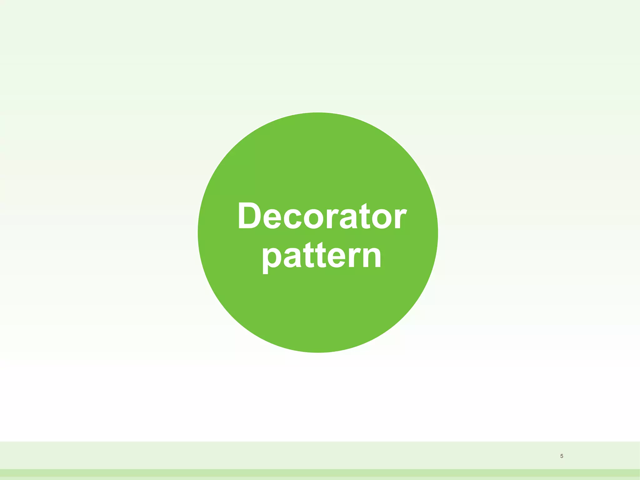 Decorator design pattern | PPTX