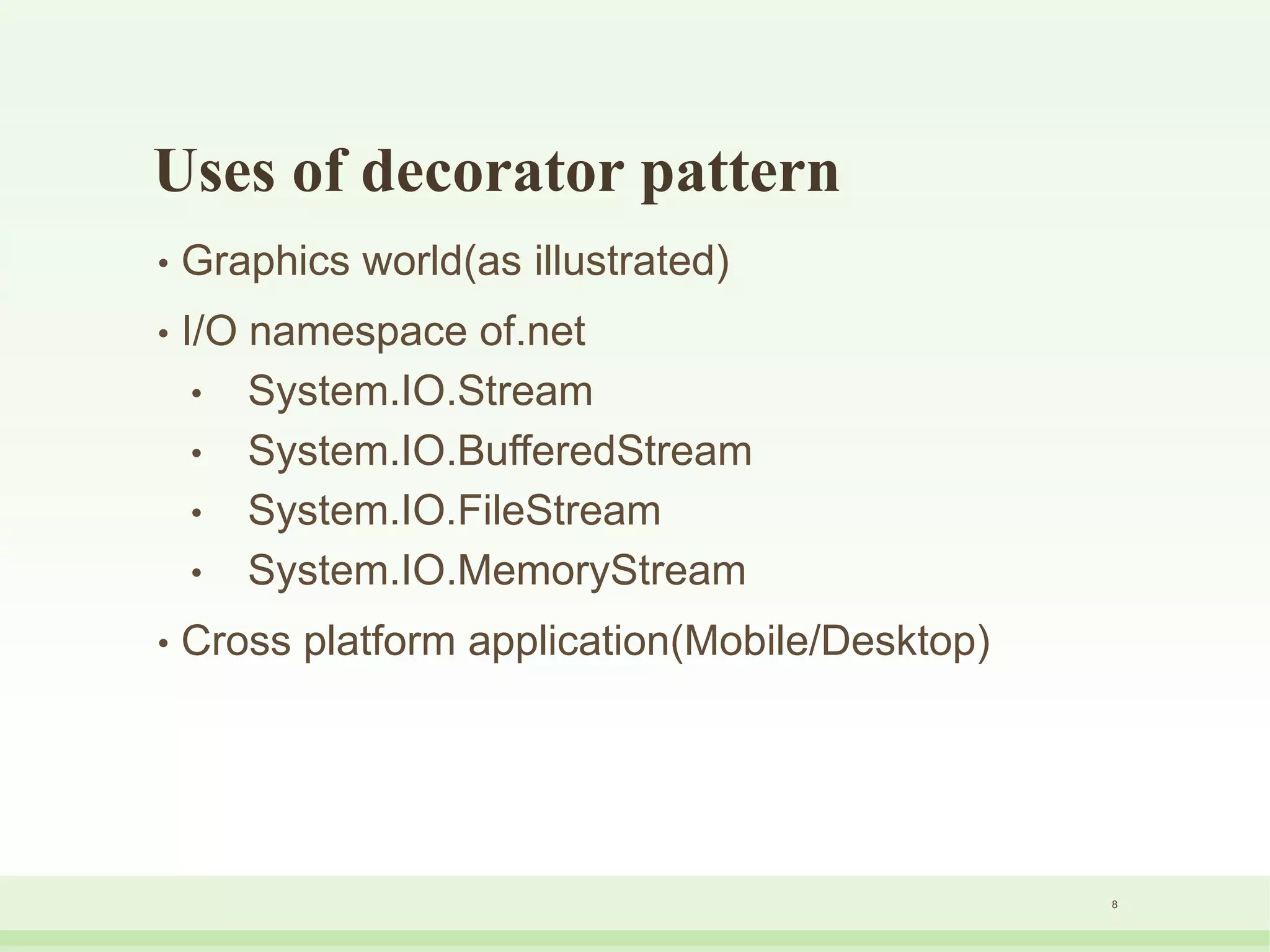 Decorator design pattern | PPTX