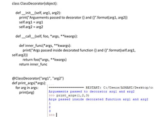 Decorators.pptx | Programming Languages | Computing