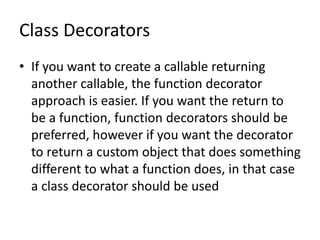 Decorators.pptx | Programming Languages | Computing