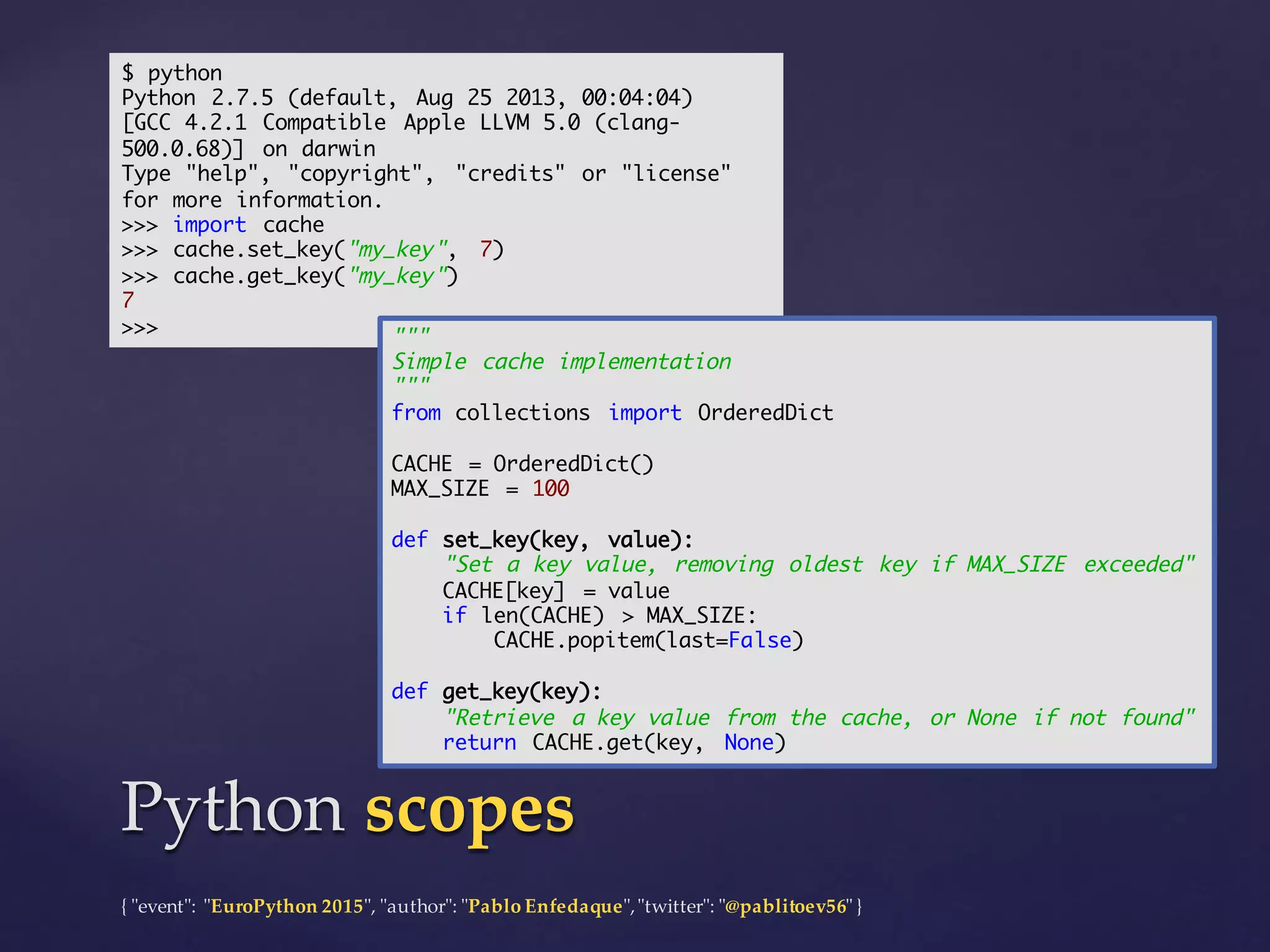EuroPython 2015 - Decorators demystified | PPT