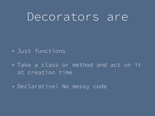 Decorators Lightning Talk for Triangle JavaScript | PPT | Free Download