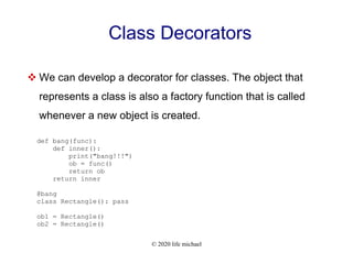 The Power of Decorators in Python [Meetup] | PPT