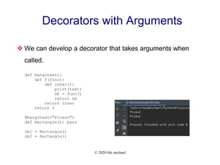 The Power of Decorators in Python [Meetup] | PPT