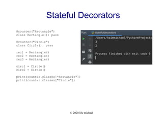 The Power of Decorators in Python [Meetup] | PPT