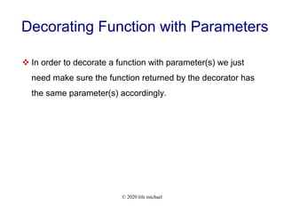 The Power of Decorators in Python [Meetup] | PPT