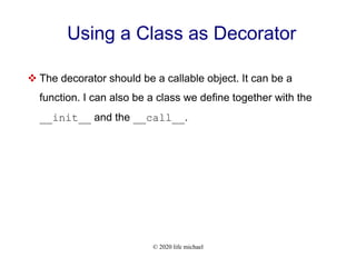 The Power of Decorators in Python [Meetup] | PPT