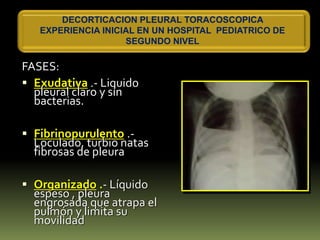 Decorticacion pleural1 | PPTX