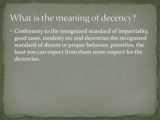 Decorum of the court by hajira rehman | PPTX