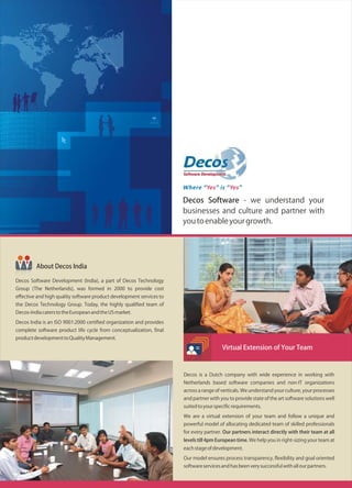Decos Brochure | PDF