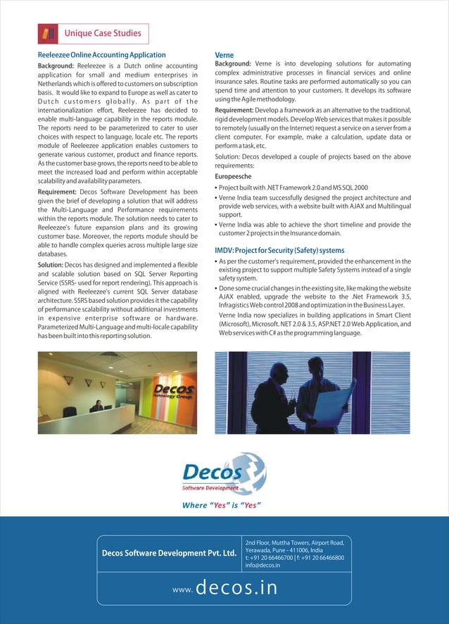 Decos Brochure | PDF